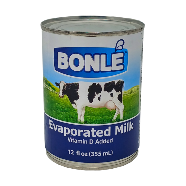 Bonlé Evaporated Milk – 12 Oz – Komes Kreyol